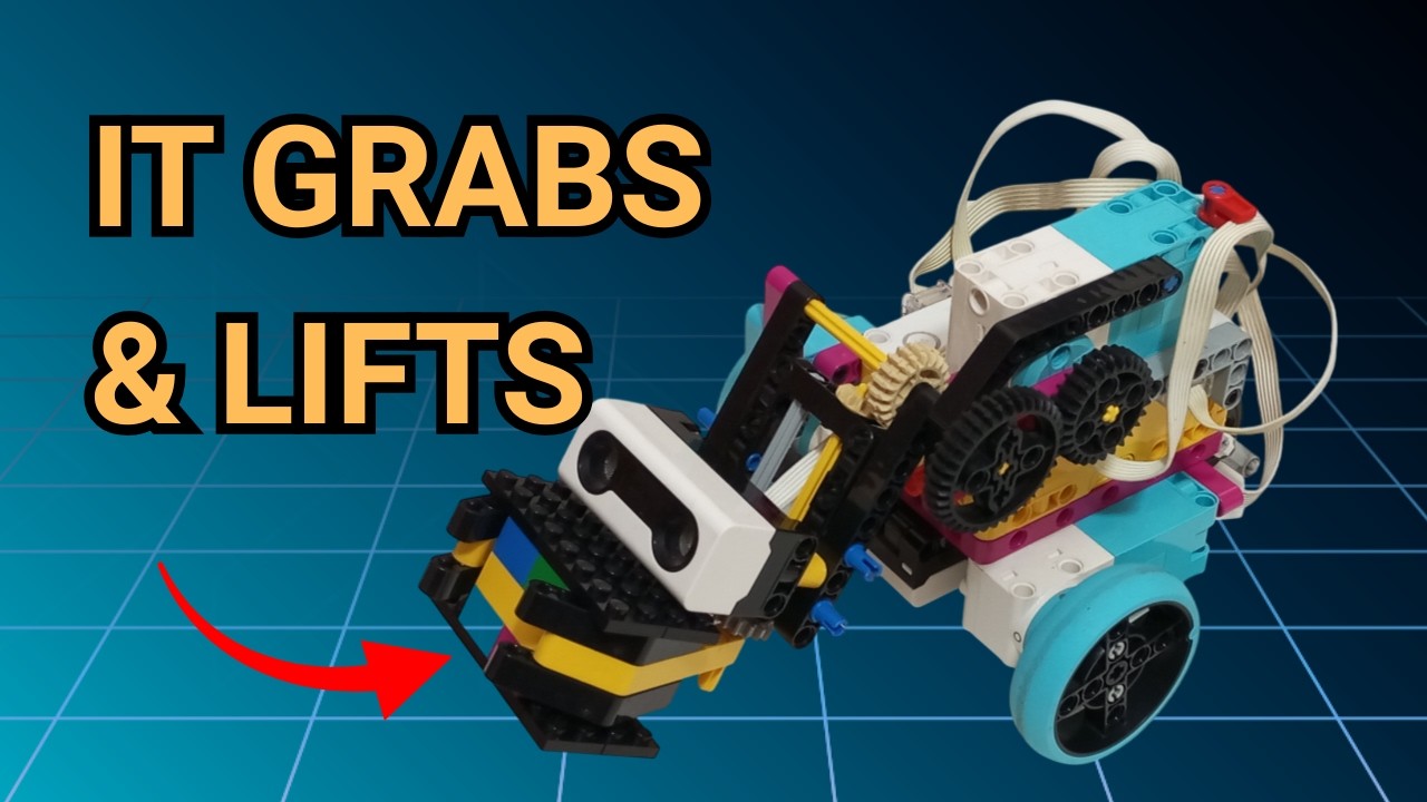 LEGO SPIKE Prime: Build a Robot That GRABs & LIFTs with Only ONE Motor ...