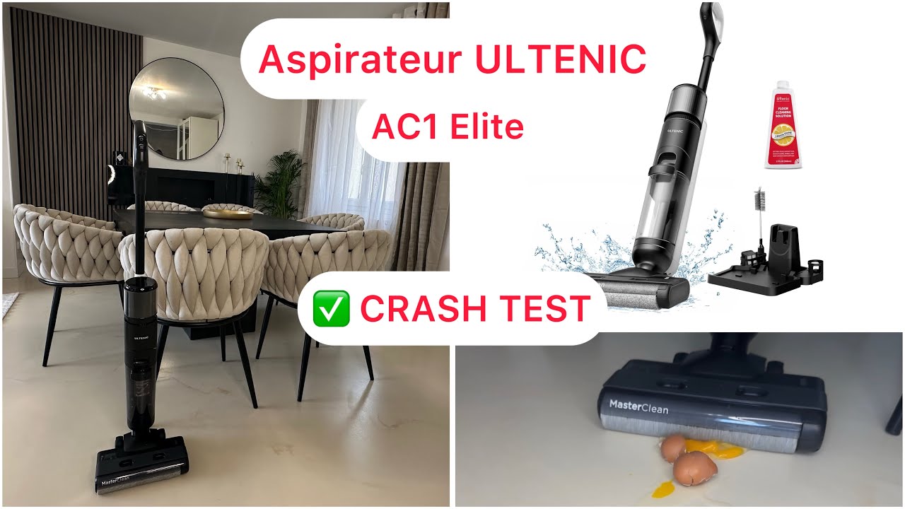 CRASH TEST Aspirateur ULTENIC AC1 Elite - #Ultenic #UltenicAC1Elite # ...