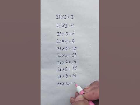 Table 21 trick | 21 table trick | table of 21 | 21 ka table with easy ...