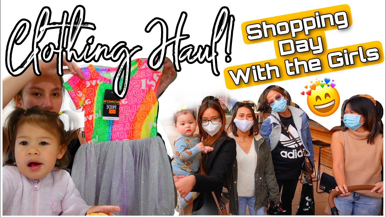 SHOPPING WITH THE GIRLS || CLOTHING HAUL☺️ - YouTube