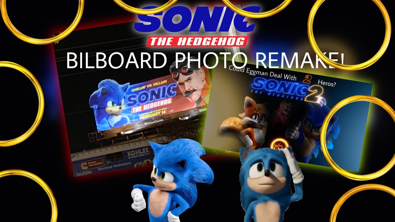 [RareGalaxy5] Remaking The Sonic Movie Billboard Poster! (Sonic Movie 2 ...