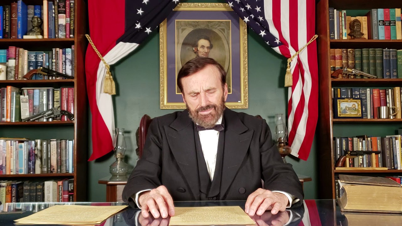 President Grant gives his inaugural address on March 4th, 1869. - YouTube