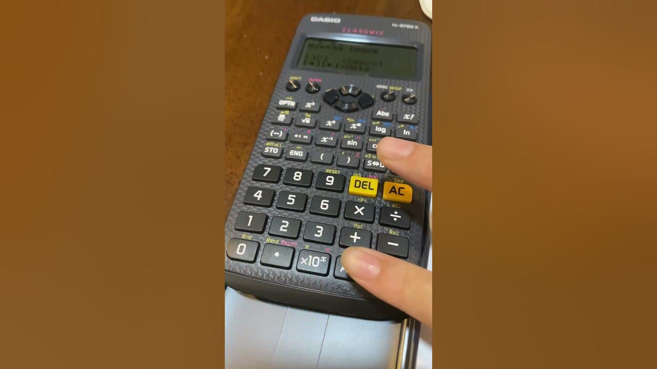 Speedrunning Syntax error #error #calculator - YouTube