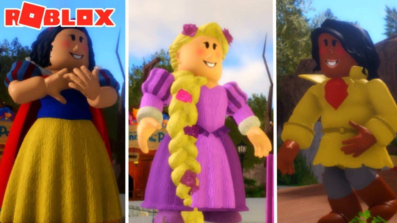 Meeting Every Disney Princess! 👑 I ROBLOX Disneyland Wales I Rebeccas ...