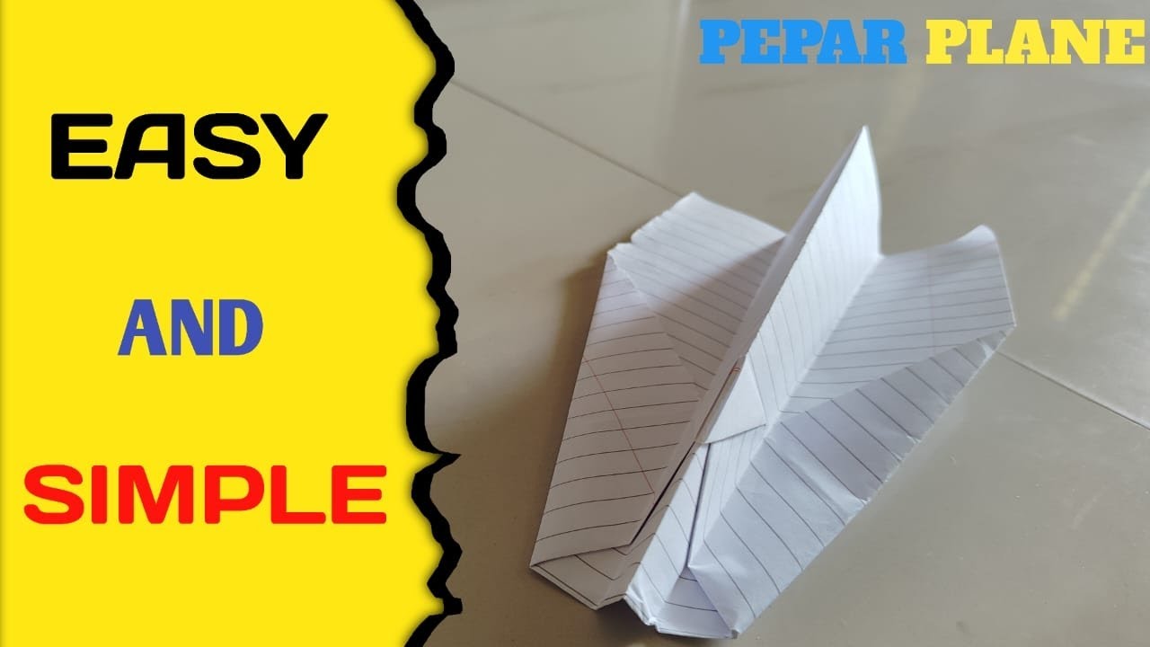 EASY AND SIMPLE PEPPER PLANE - YouTube