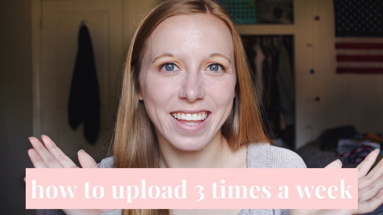 how to upload 3+ times a week on youtube - YouTube