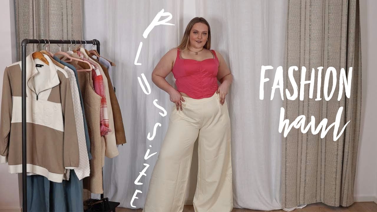 Plus Size Try On Fashion Haul in Größe 46/48 | Anna Kova - YouTube