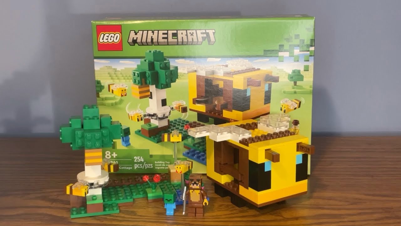 Lego Minecraft Bee Cottage (21241) - YouTube
