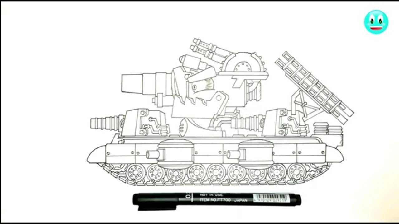 How to draw a new black KV 6 tank, (Homeanimatones) . - YouTube