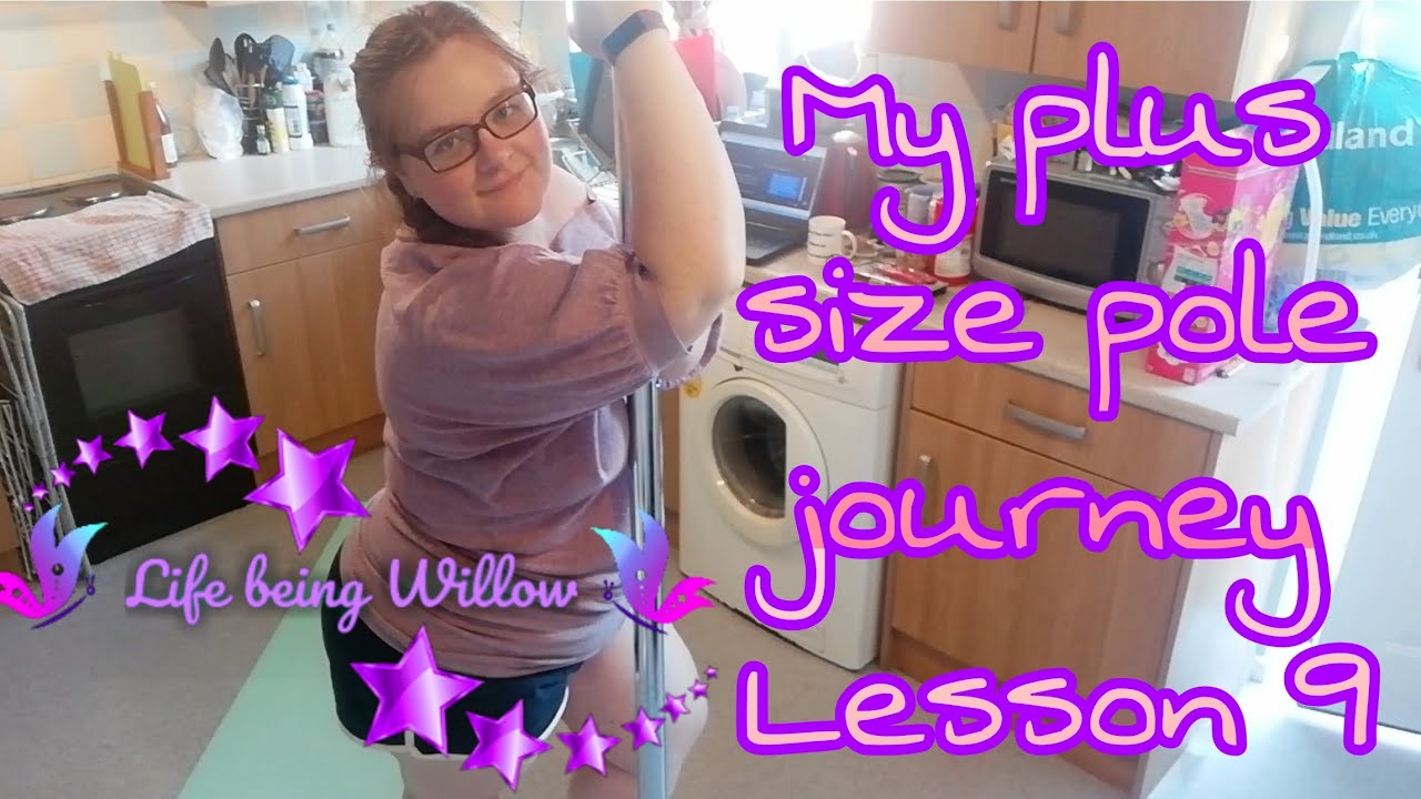 My plus size pole journey - lesson 9 - YouTube
