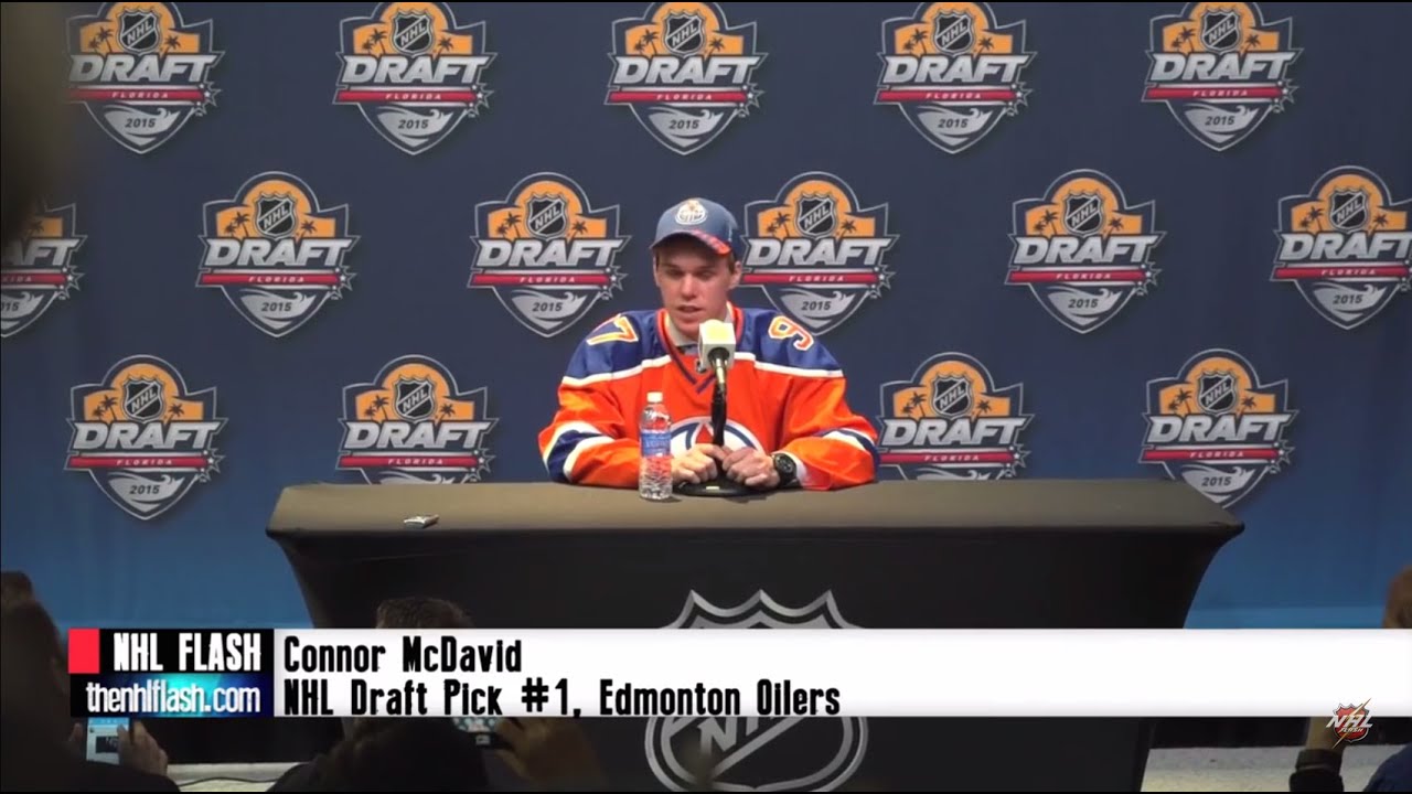 Connor McDavid - Press Conference - YouTube