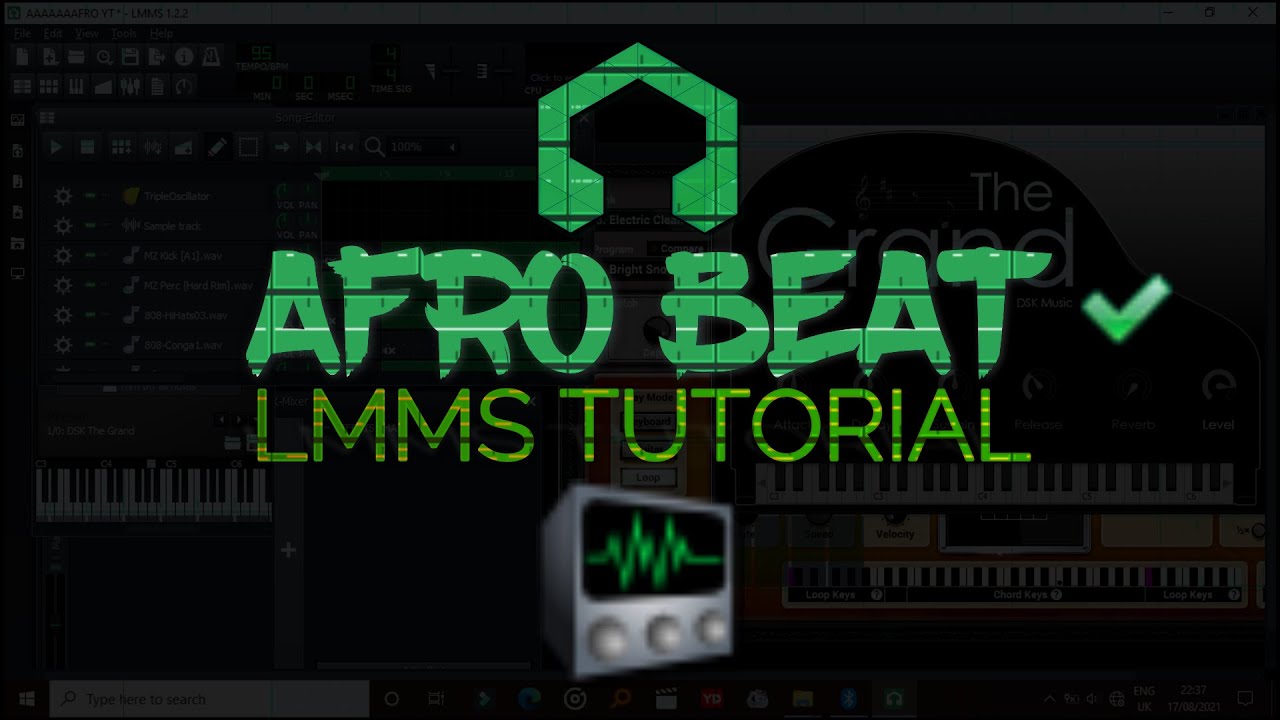 How to Make Easy Afro Beats in Lmms (From Scratch) - YouTube