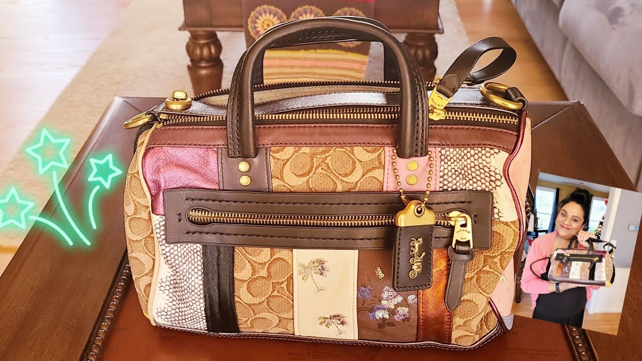 1941 Coach Signature Shuffle in Patchwork Jaquard - YouTube