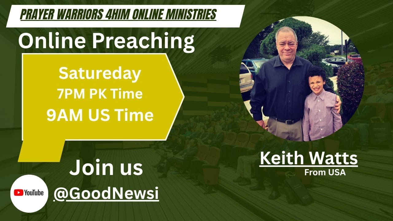 Prayer Warriors 4HIM Online Ministries - Pastor Keith Watts - YouTube