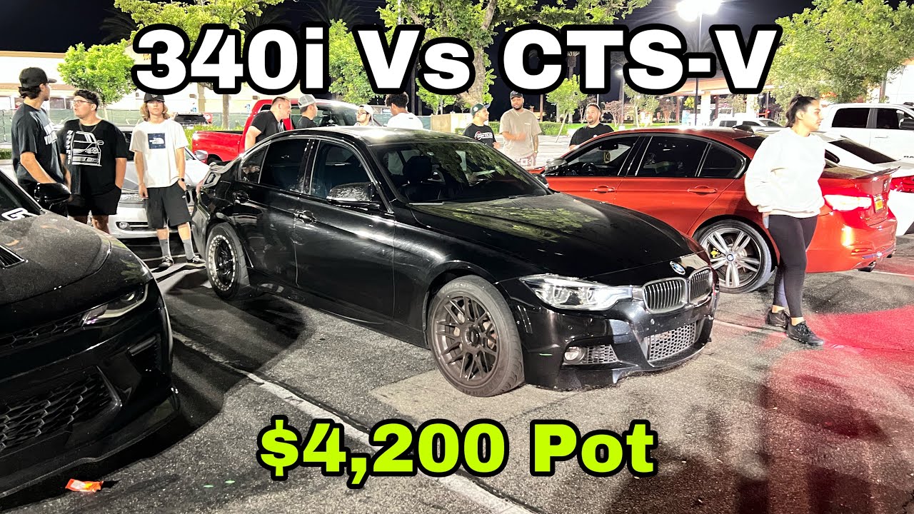 BMW 340I Vs CTS-V! #BMW #Chrysler #CTSV - YouTube