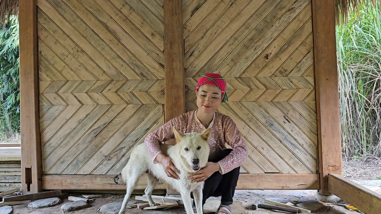 Build a warm winter shelter, anh hmong - YouTube