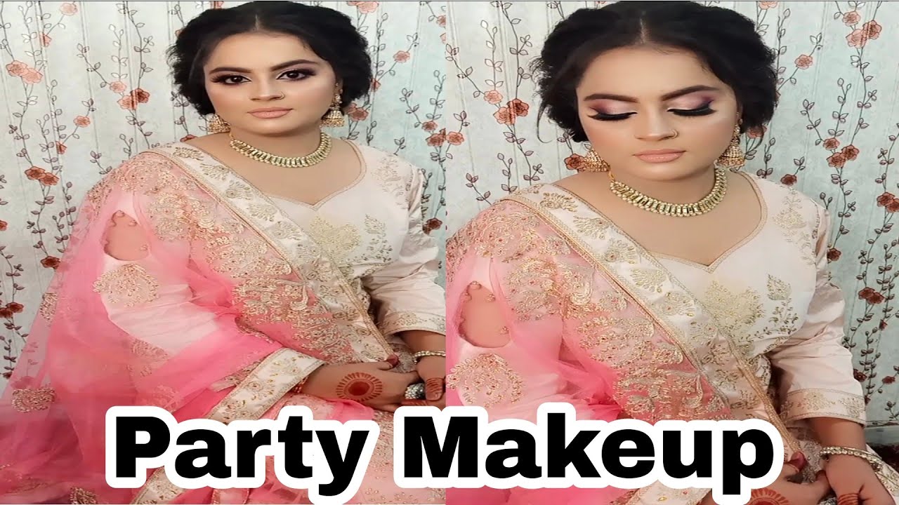 Party Makeover step by step full detailed video||Decent Beauty Salon By ...