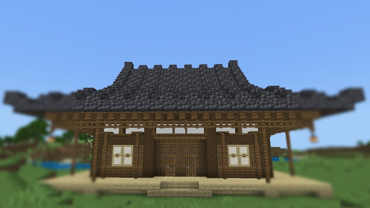 Minecraft Tutorial Membuat Rumah Tradisional Jepang - YouTube