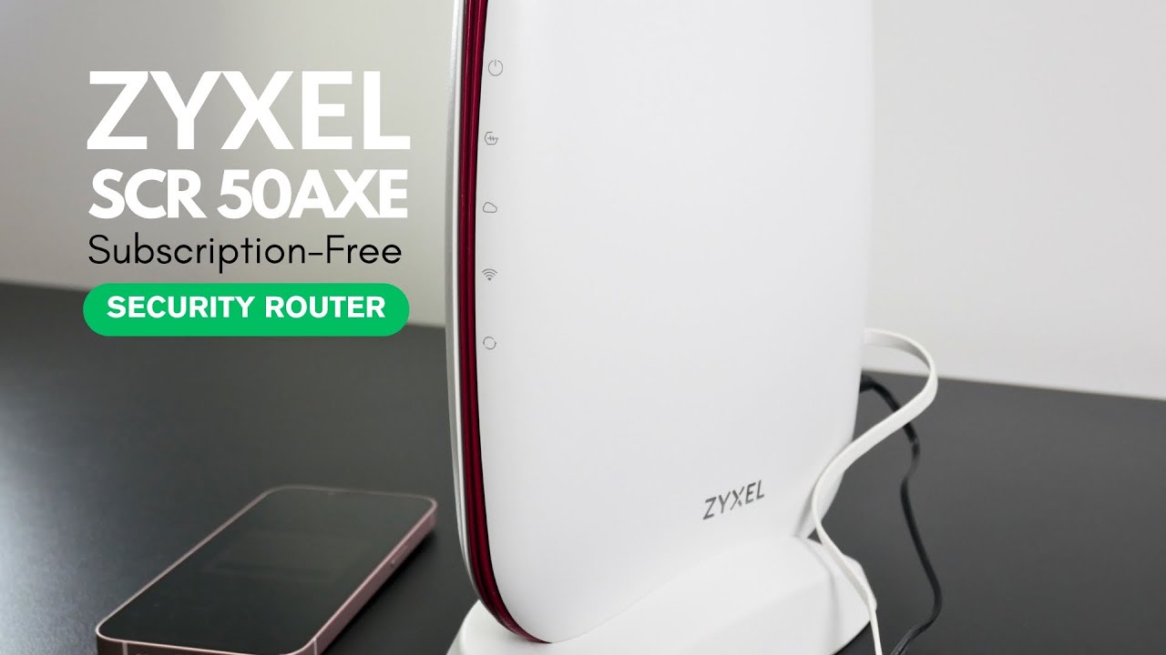 Zyxel SCR 50AXE Review - Subscription-Free WiFi6 Security Router - YouTube