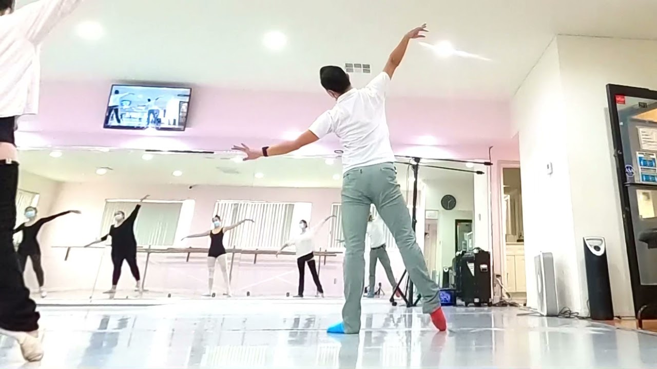 Reverence, beginner adult ballet class demo - YouTube