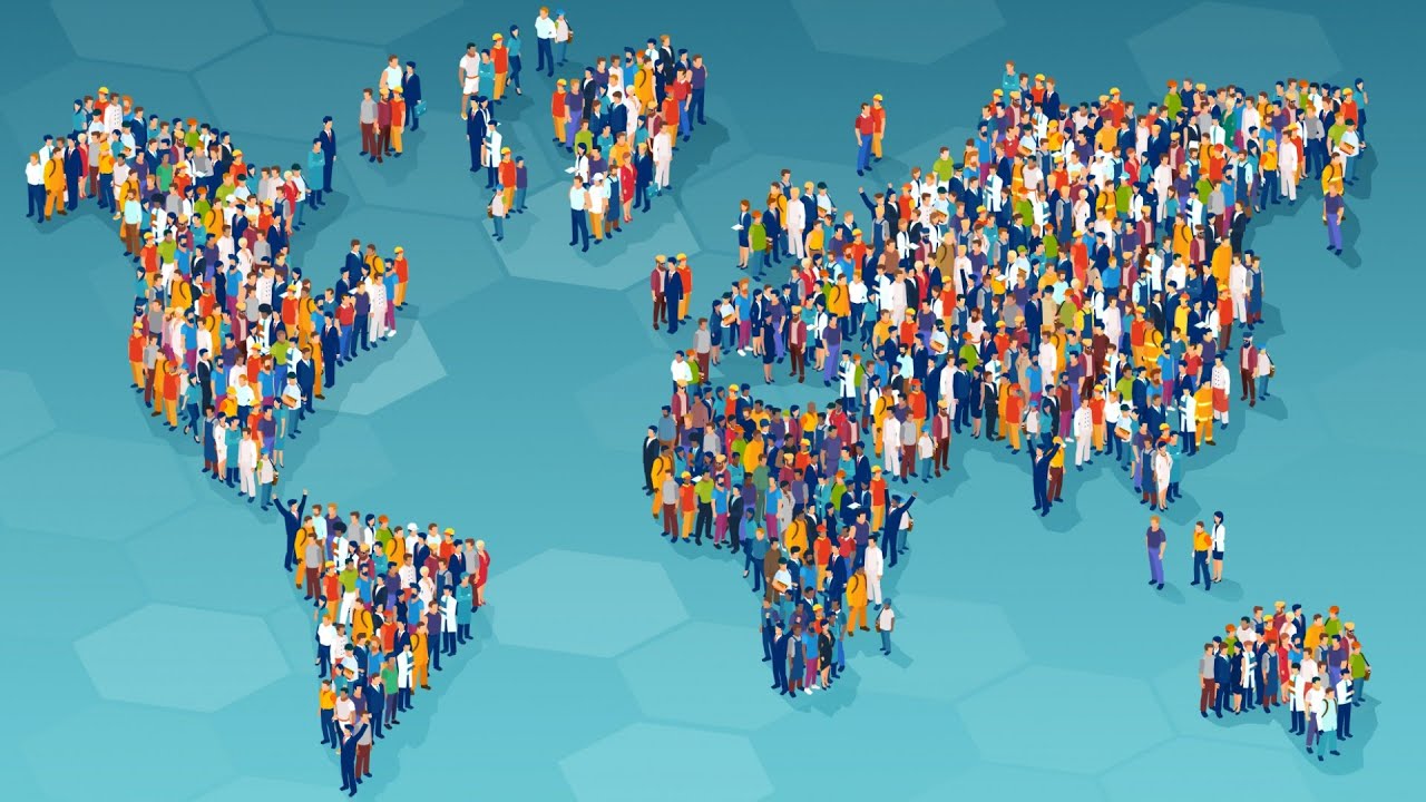 How The World Would Look With Just 1,000 People - YouTube