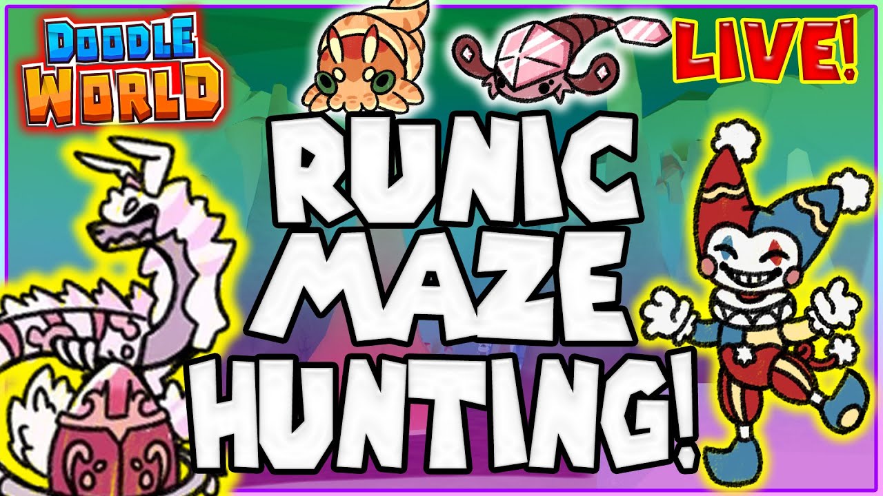 🔴 Runic Maze Hunting! Easter! Runes! 6Star MP! Doodle World! (2023 ...