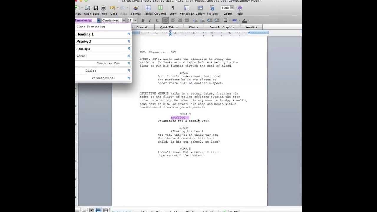 Screenplay Writing 101: Lesson 2 - YouTube