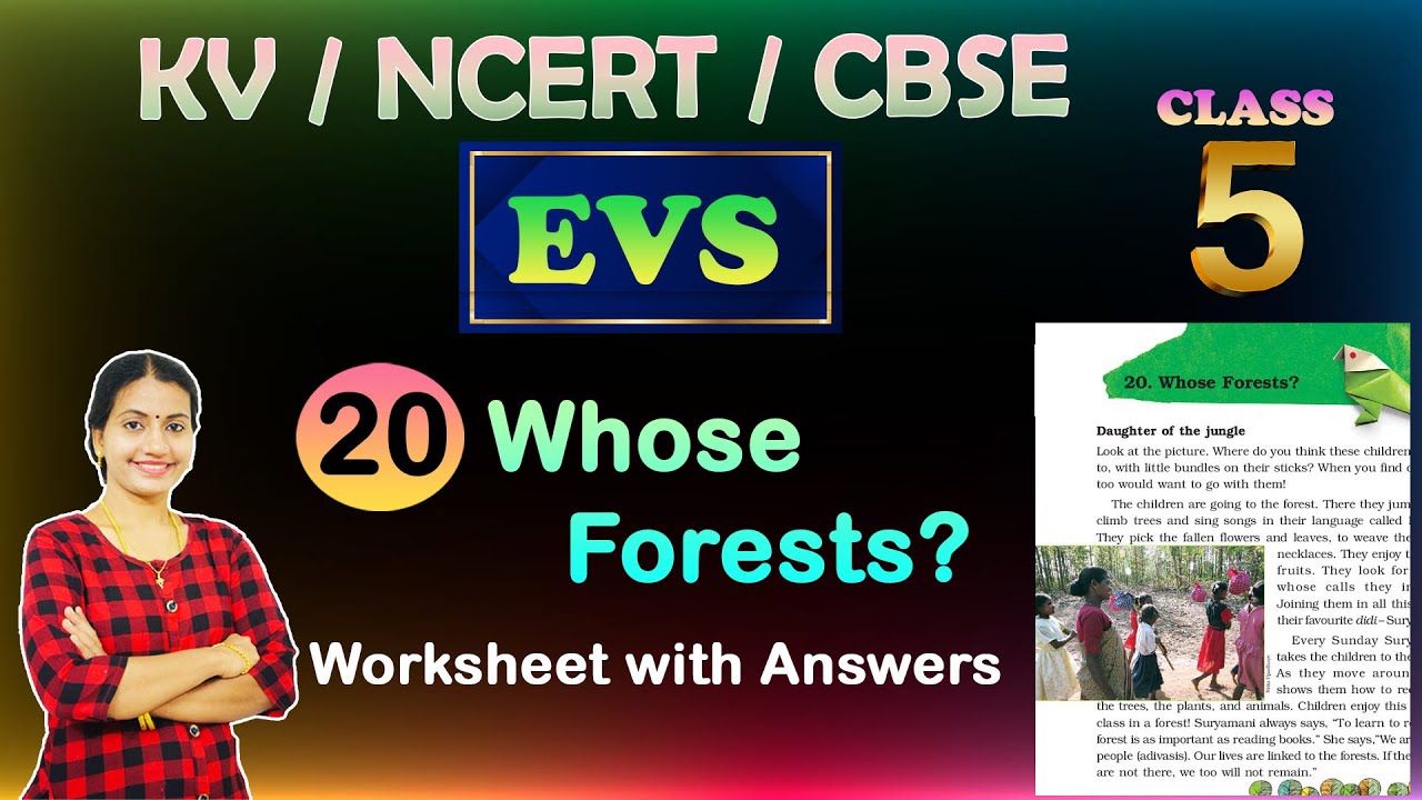 #studytime Class 5/EVS/Chapter 20/No Place for us?/Worksheet/KV/NCERT ...