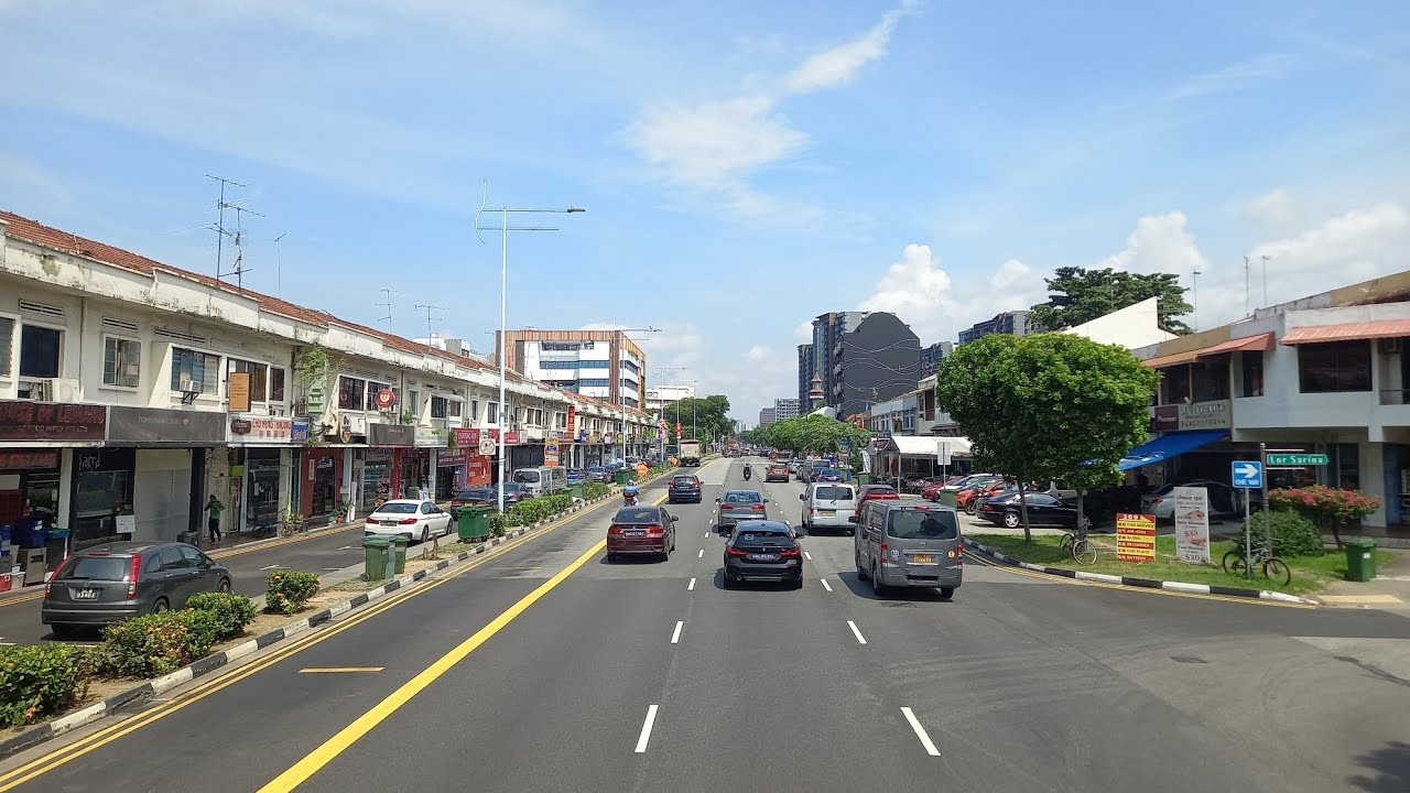 SINGAPORE BUS RIDE | Chai Chee Industrial Park to Eunos Station - YouTube
