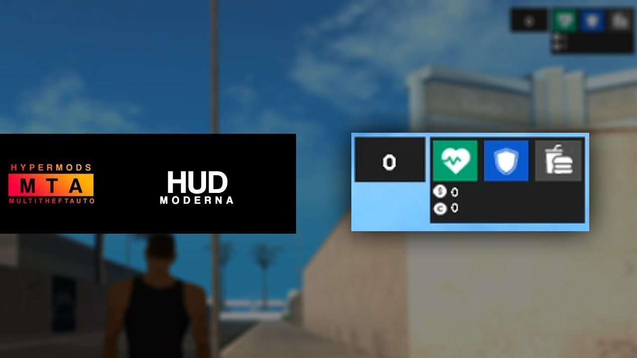 HUD MODERNA FIVEM (DOWNLOAD FREE) | HYPERMODS MTA BRASIL - YouTube