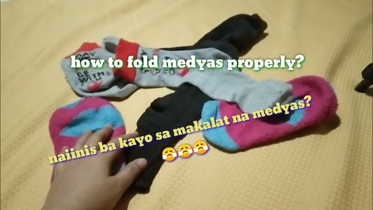 how to fold medyas properly? - YouTube