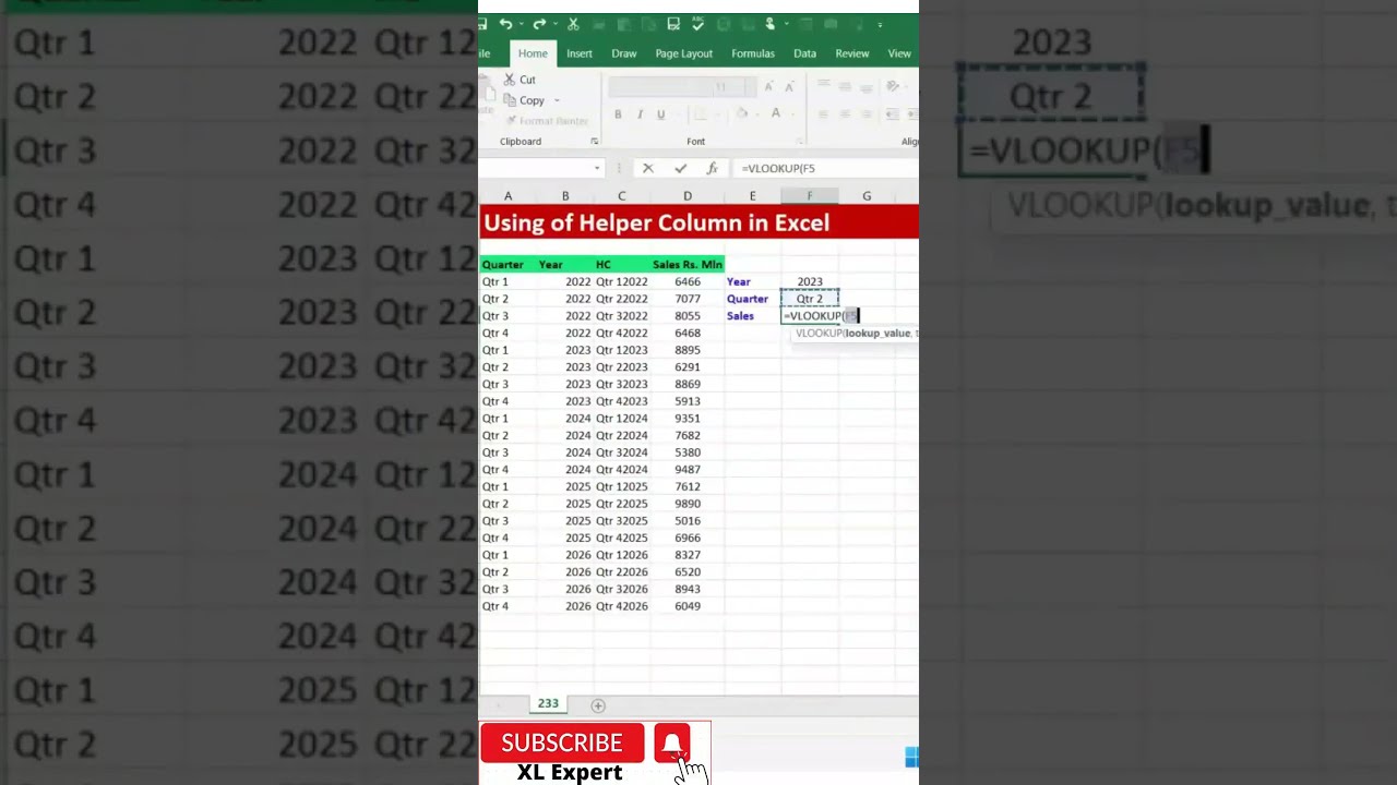Use Of Helper Column In Excel YouTube Use Of Helper Column In Excel YouTube