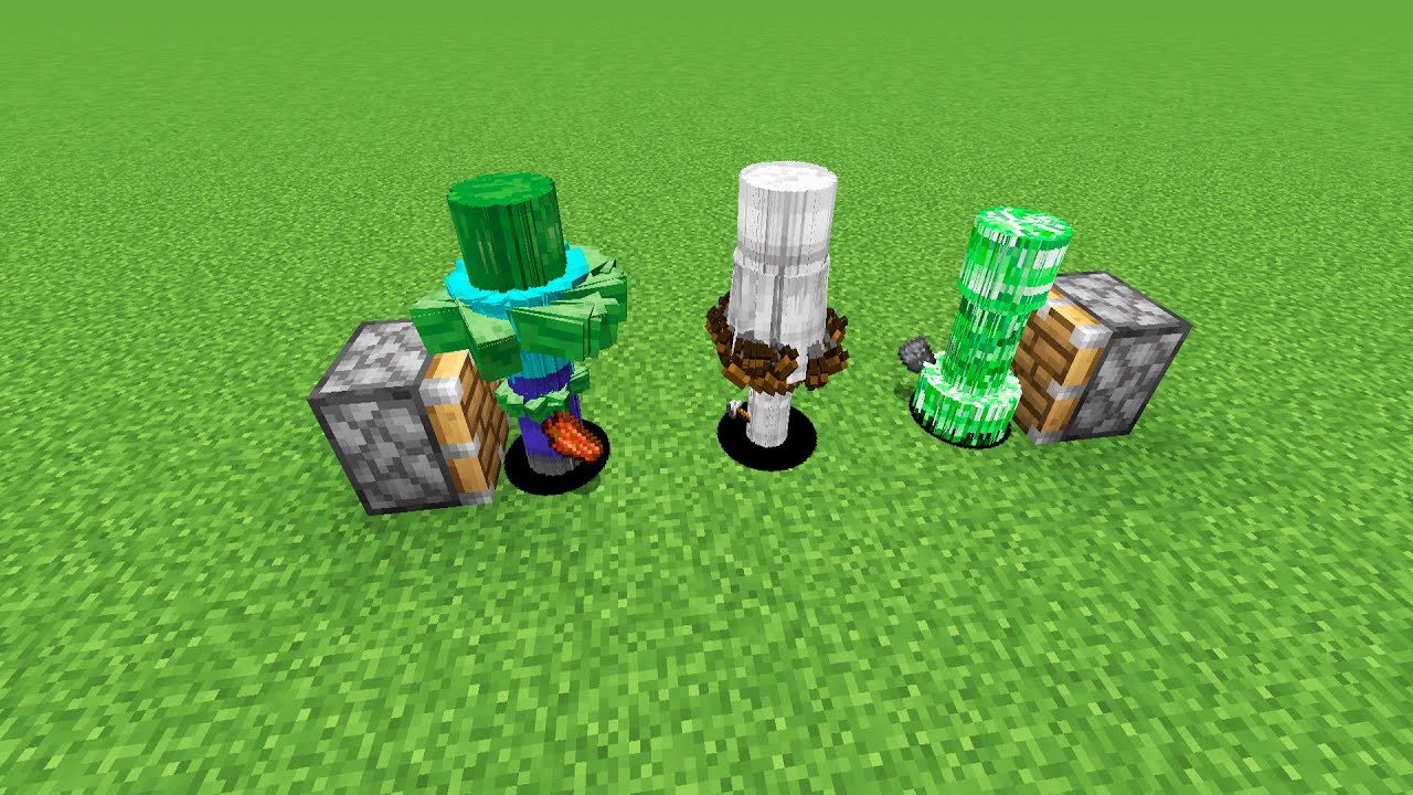 100 zombies +100 skeletons + 100 creepers = ??? // MINECRAFT - YouTube