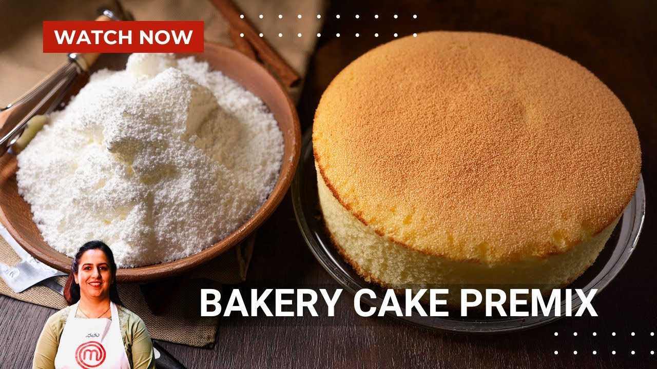 I Made DELICIOUS Bakery Style Cake Using Homemade Premix - YouTube
