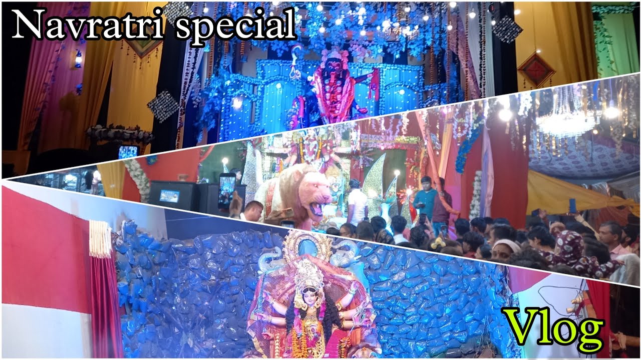 👑 Satna ki navratri night 🌙 // Navratri special Vlog 💖 // Dev Dwivedi vlogs. - YouTube