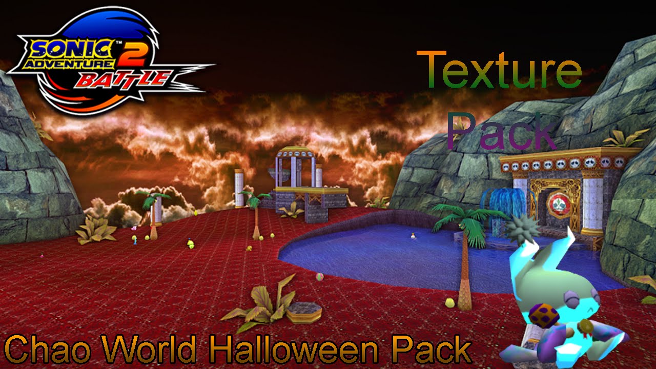 Sonic Adventure 2 PC - Chao World Halloween Pack Review - YouTube