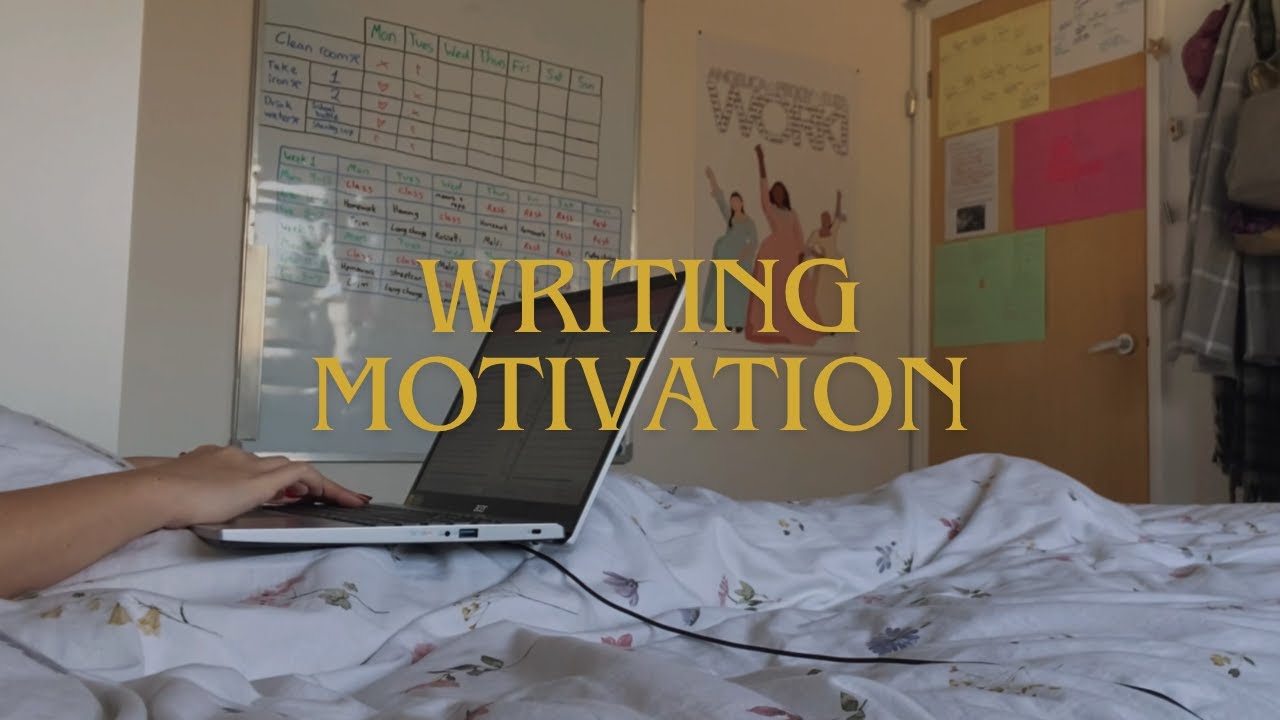 WRITE WITH ME + AMBIENCE ♡ | writing vlog | writing motivation - YouTube