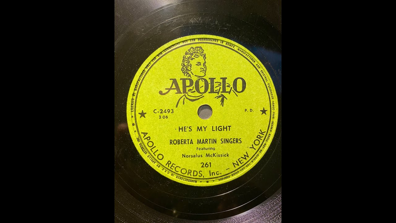 He's My Light - Roberta Martin Singers - YouTube
