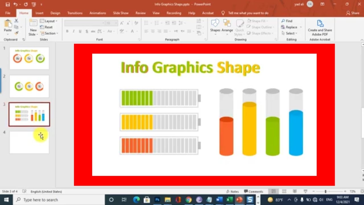 Creating Infographics shape in PowerPoint || Infographic Design in ...