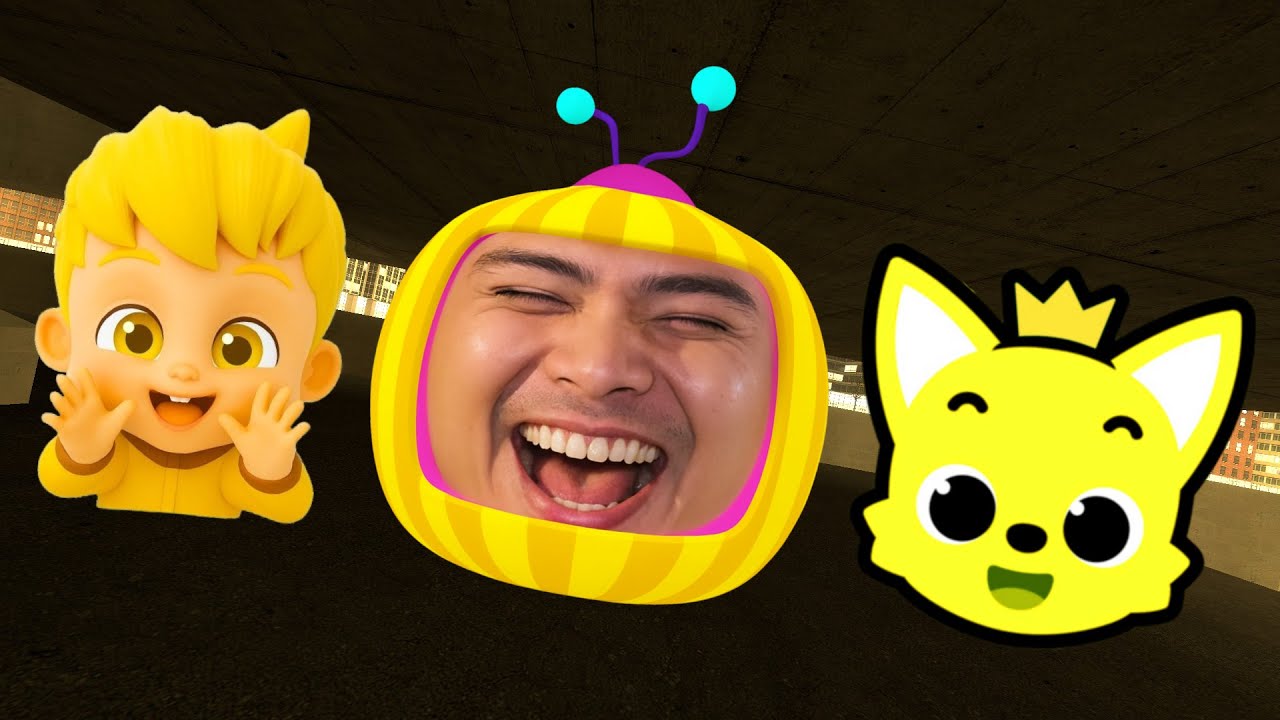 Yellow Parade:Yellow Pinkfong,Yellow Hogi, Ninimo, Yellow Bebefinn ...