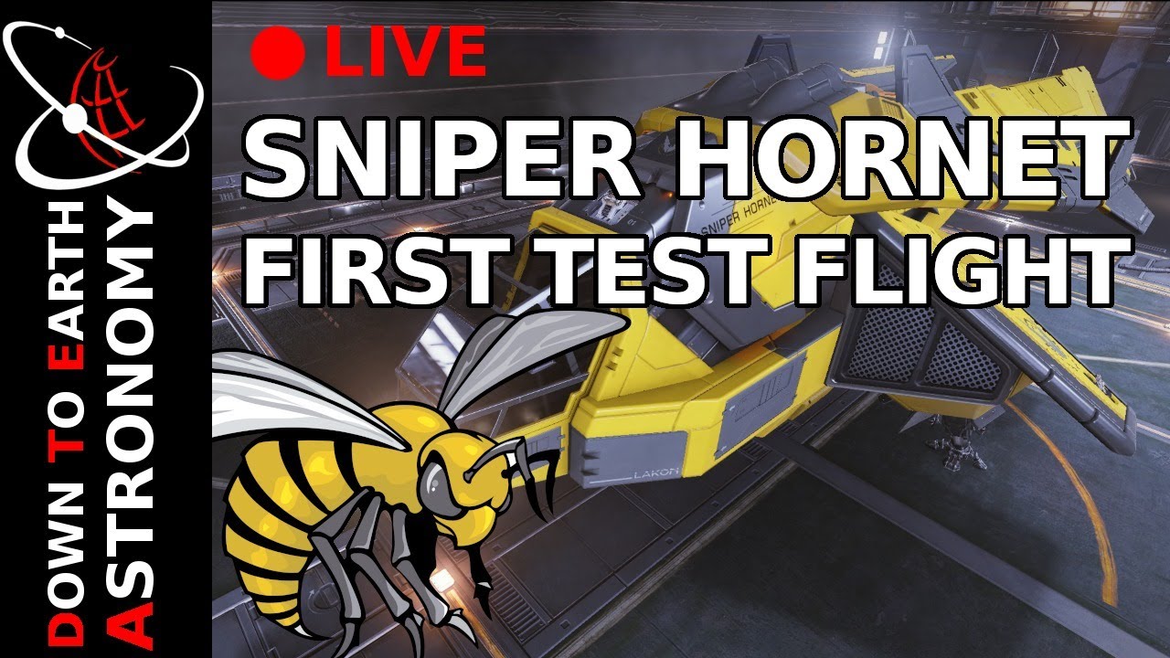 Sniper Hornet Test Flight Live With Down To Earth Astronomy - YouTube
