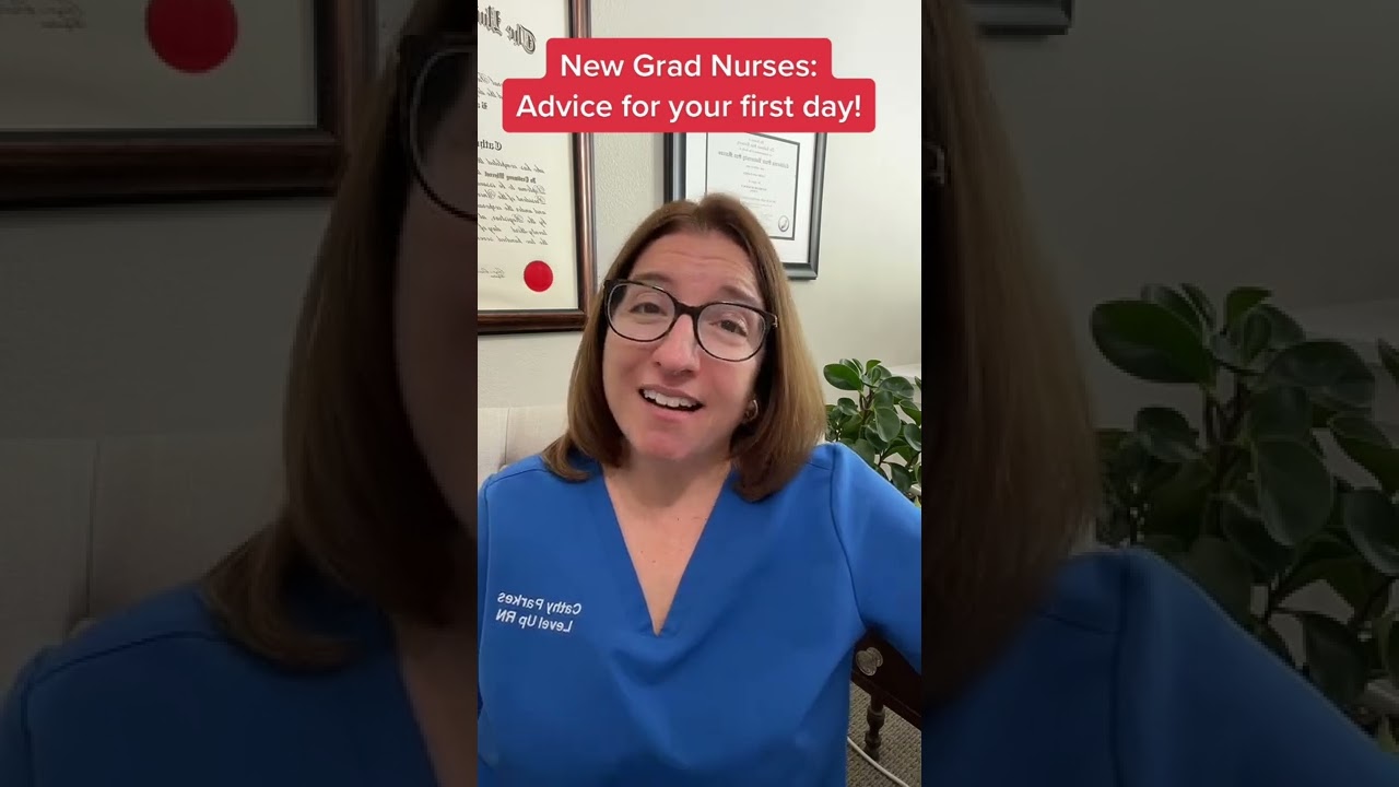 Peptalk: New Grad Nurses - Advice For Your First Day! |@Level Up RN ...