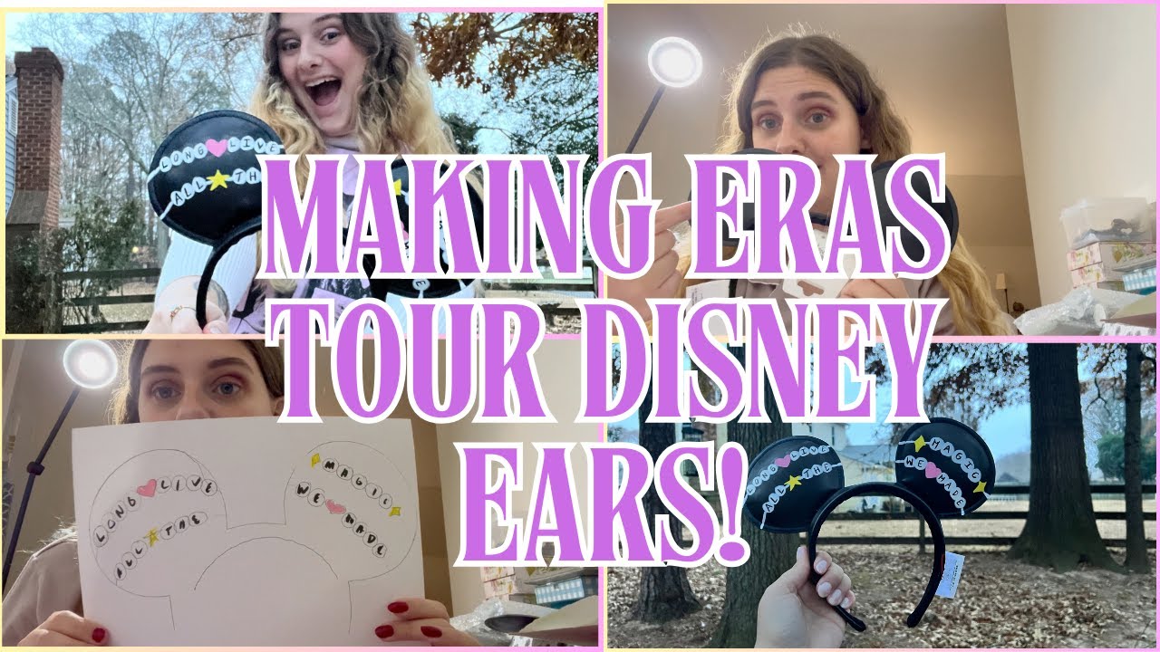 Making Taylor Swift the Eras Tour inspired Disney Ears! #disney # ...