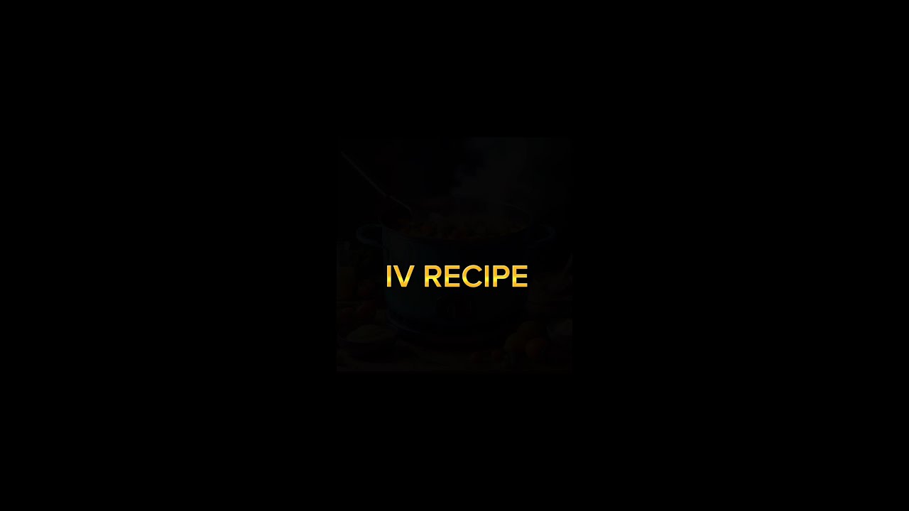 IV RECIPE (FREESTYLE) - YouTube