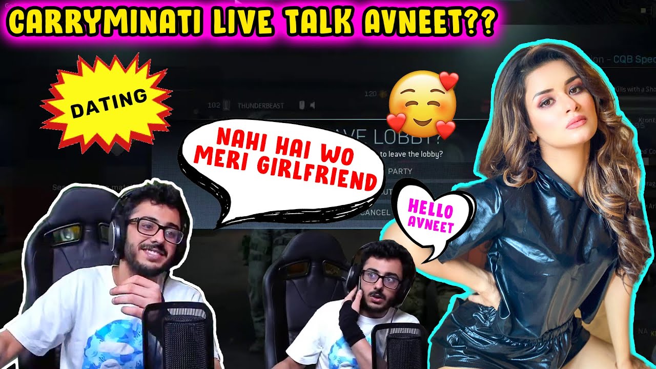 Carryminati Live Talking About Relationship with Avneet | Carryminati ...