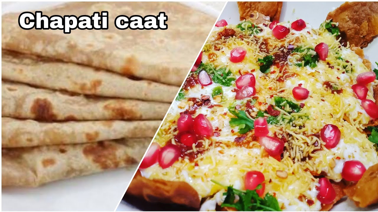 Chapati chaat recipe // roti chaat // chapati dahi chaat // chatpati ...