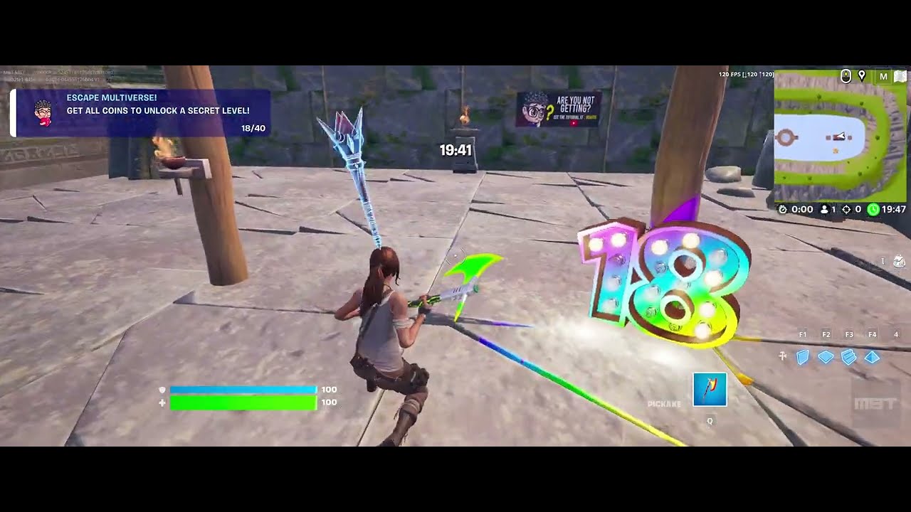 How YOU Can Complete Level 18 in Fortnite ESCAPE ROOM - MULTIVERSE by ...