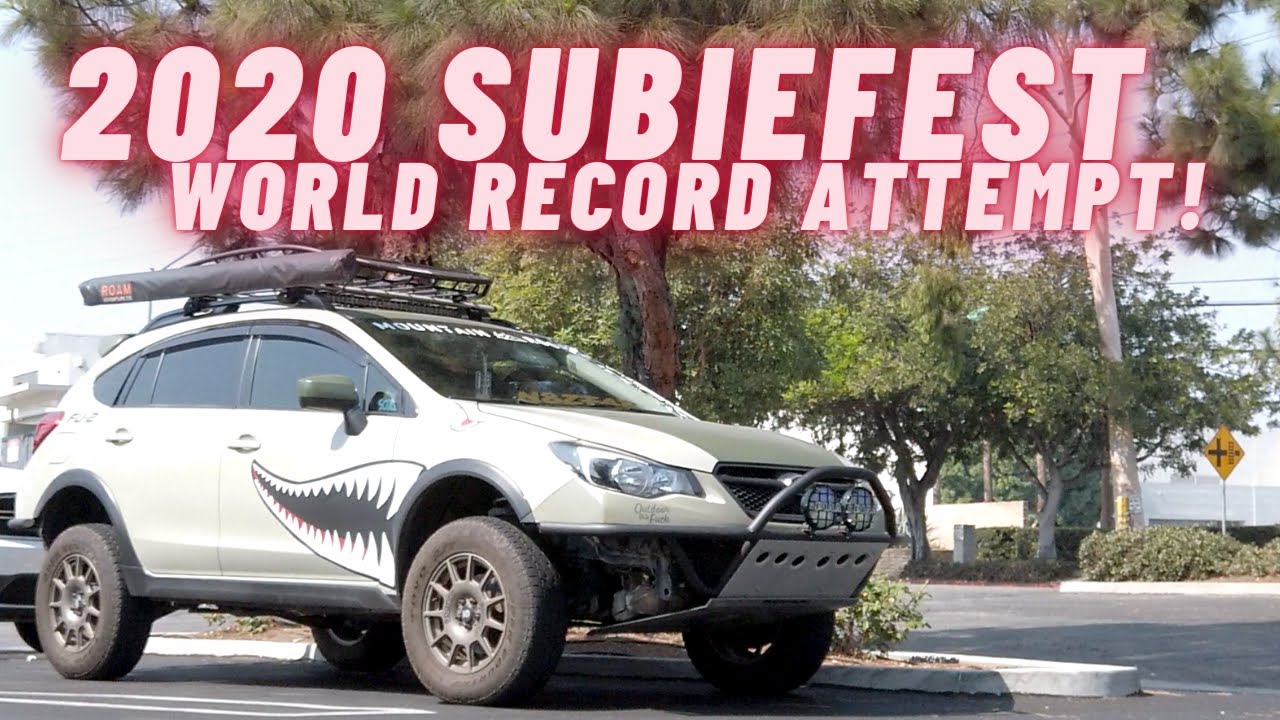 LARGEST SUBARU PARADE EVER!!!! Subiefest 2020 & Mtnroo Pre Meet - YouTube