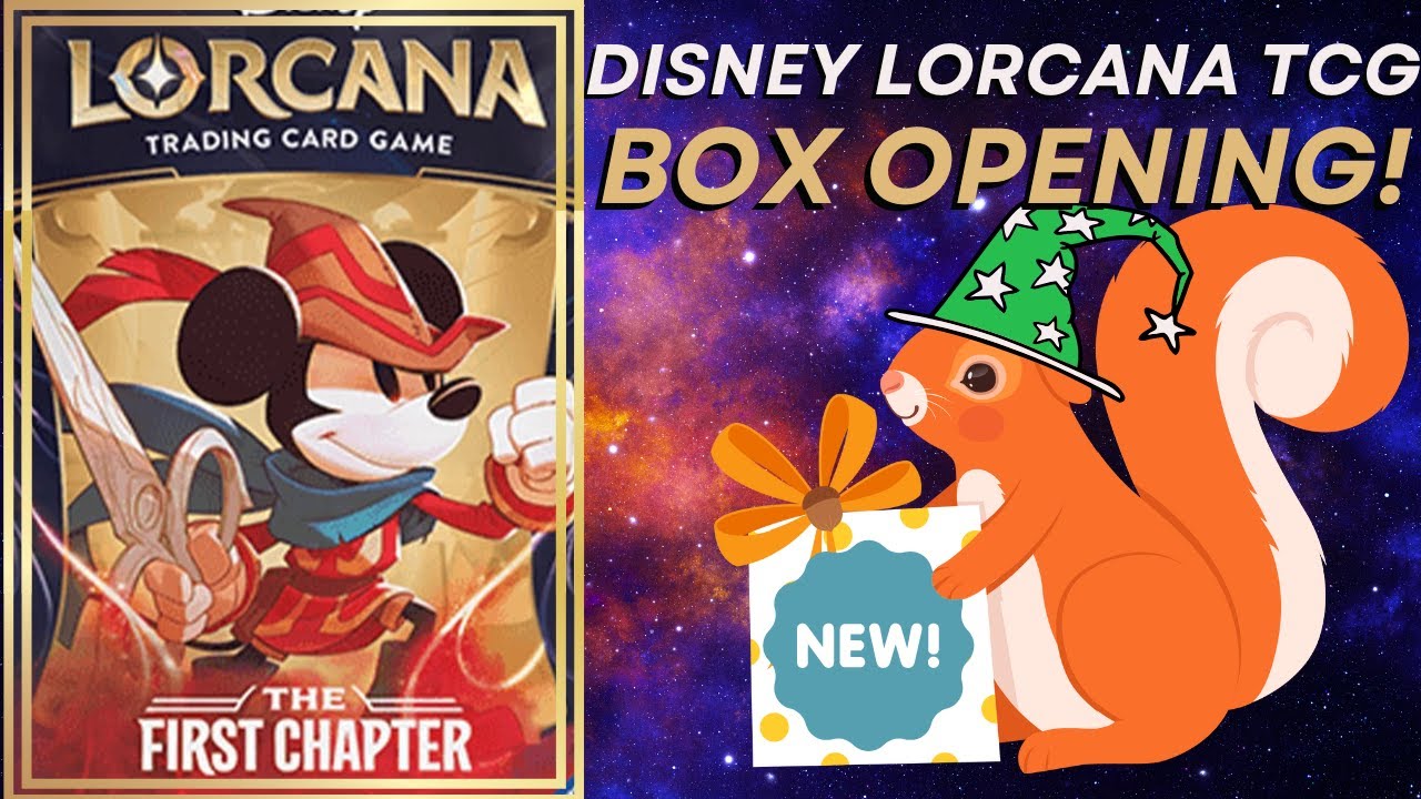 Disney Lorcana TCG The First Chapter Box Opening!! - YouTube