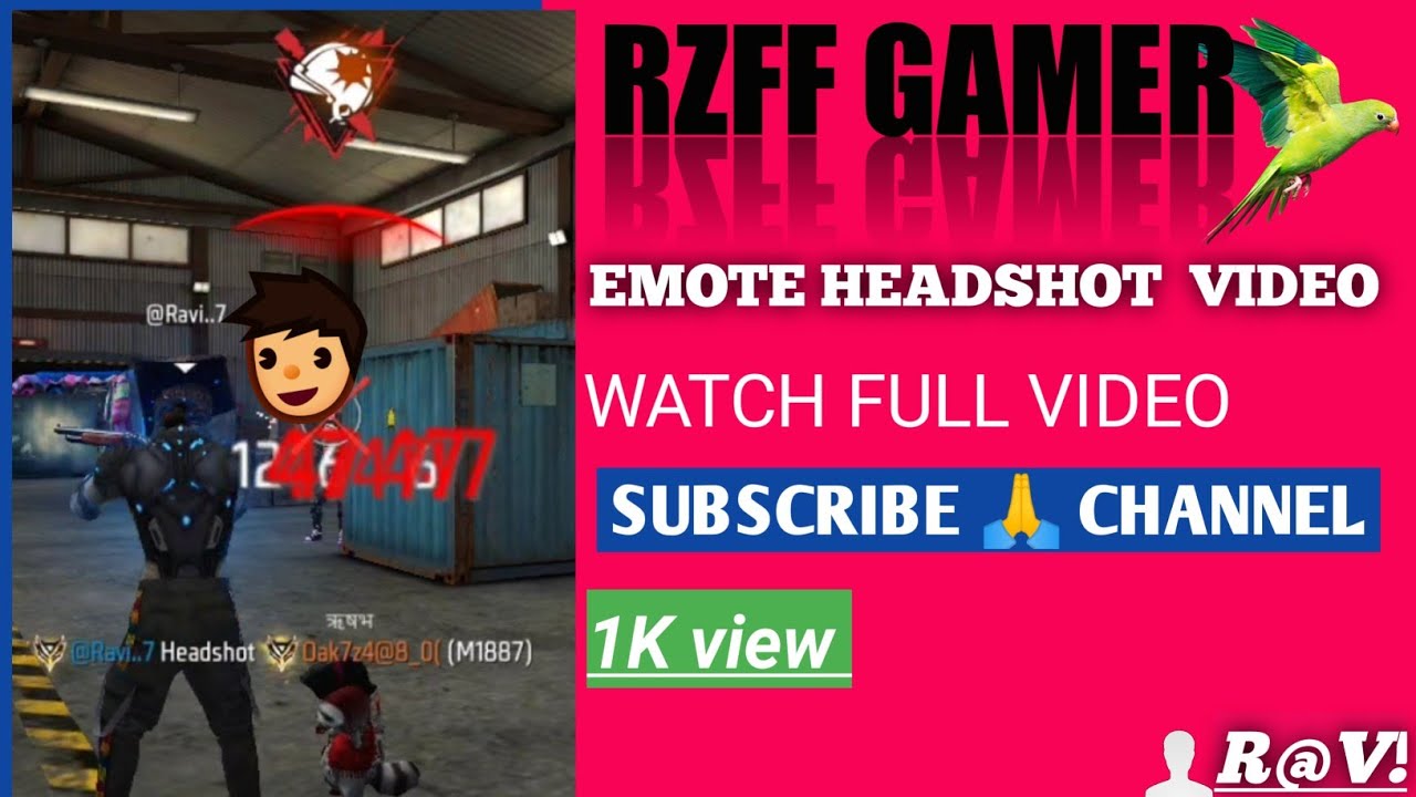 RZFF GAMER- Emote Headshot New Video - YouTube